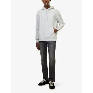 ARNE Interlock Stretch-jersey Hoody - Marl Grey