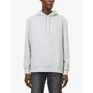 ARNE Interlock Stretch-jersey Hoody - Marl Grey