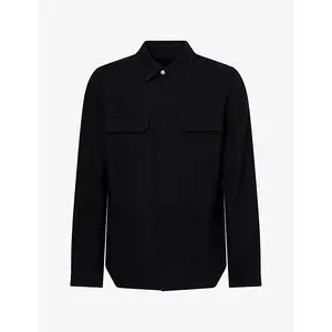 Rick Owens Regular-fit Flap-pocket Cotton-and-wool Shirt