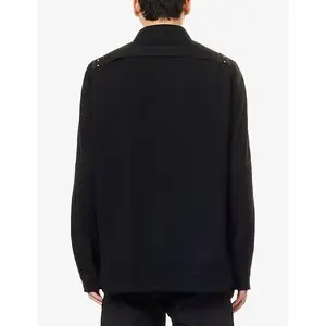 Rick Owens Regular-fit Flap-pocket Cotton-and-wool Shirt