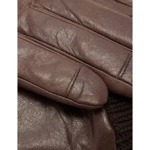 Rick Owens Rib-cuff Leather Gloves