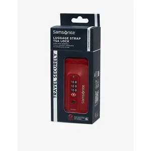 SAMSONITE Ta Revolution Luggage Strap With Tsa Lock - Red