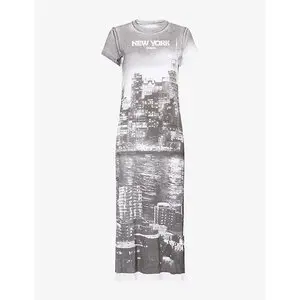 COACH Postcard Graphic Cotton T-shirt Dress