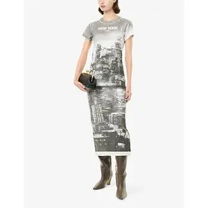 COACH Postcard Graphic Cotton T-shirt Dress