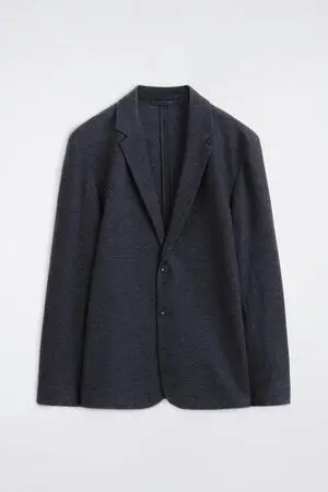 Cos Unstructured Jersey Blazer - Navy
