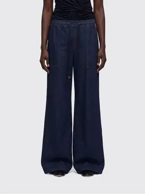 7 For All Mankind Flare Leg Denim Jogging Trousers With Elasticated Waist