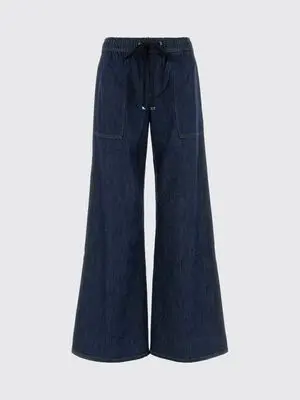 7 For All Mankind Flare Leg Denim Jogging Trousers With Elasticated Waist