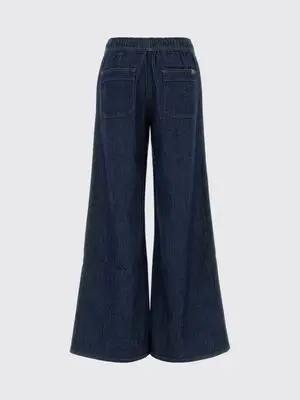 7 For All Mankind Flare Leg Denim Jogging Trousers With Elasticated Waist