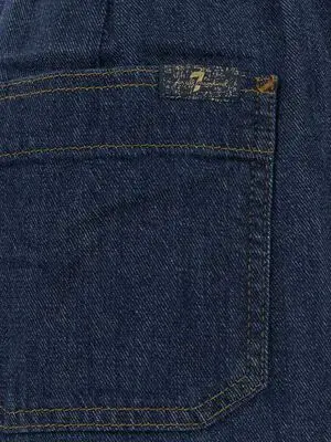 7 For All Mankind Flare Leg Denim Jogging Trousers With Elasticated Waist