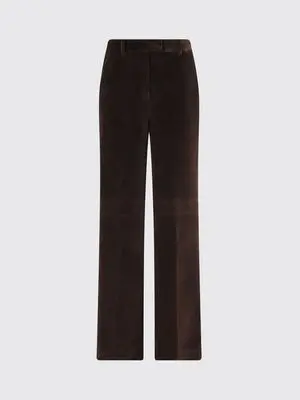 CIRCOLO 1901 High-waisted Flared Velvet Trousers