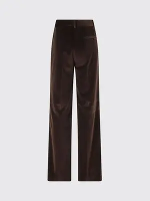CIRCOLO 1901 High-waisted Flared Velvet Trousers