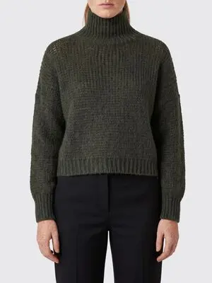 ROBERTO COLLINA Wool Blend Turtleneck Jumper With Dropped Shoulders