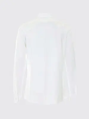 Dolce & Gabbana Cotton Shirt With French Collar And Embroidered Logo