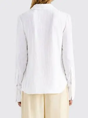 Proenza Schouler Classic Long-sleeve Shirt In Stretch Cotton