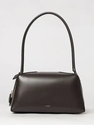 Alaïa Le Bouledogue Smooth Calfskin Leather Shoulder Bag - Brown