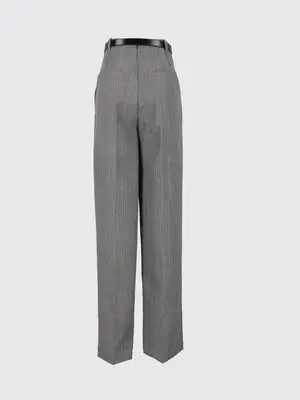 Elisabetta Franchi High-waisted Virgin Wool Palazzo Trousers
