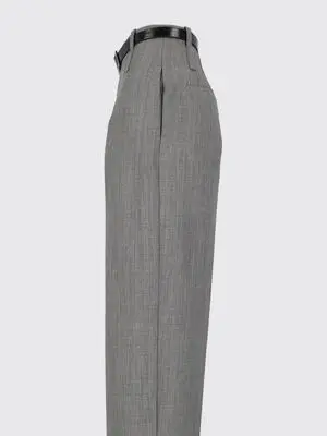 Elisabetta Franchi High-waisted Virgin Wool Palazzo Trousers