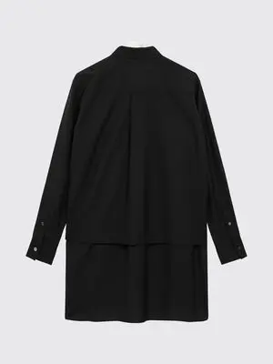 SACAI X CARHARTT WIP Long Crêpe Shirt Dress With Asymmetric Hem