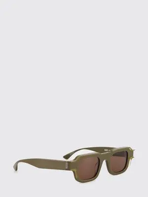 Thierry Lasry Dusty Aviator Sunglasses In Acetate With Amber Lenses - Green