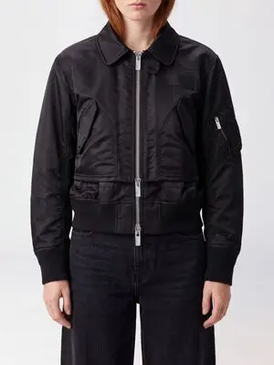 SACAI X CARHARTT WIP Nylon Bomber Jacket With Patch Pockets And Zip Closure