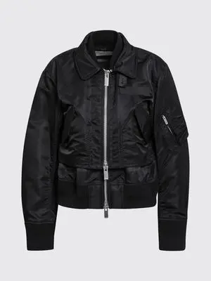 SACAI X CARHARTT WIP Nylon Bomber Jacket With Patch Pockets And Zip Closure