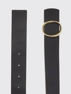 Orciani Reversible Smooth And Suede Leather Belt With Interlocking Buckle - Tobacco