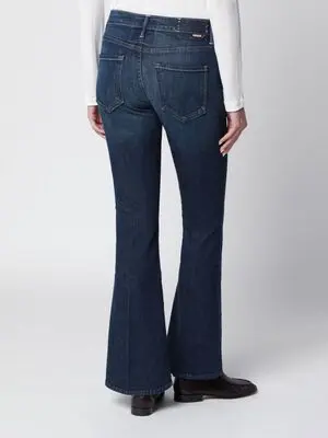 MOTHER Slim Fit Flared Jeans In Mid-rise Cotton With Five Pockets