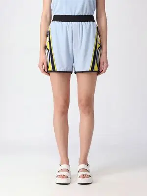 La DoubleJ Ethnic Print Cotton Shorts With Elasticated Waist