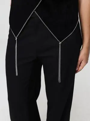 Giorgio Armani Double-breasted Tailored Waistcoat In Velvet With Crystal Appliqués