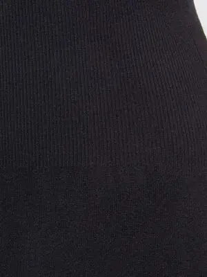 Extreme Cashmere High-waisted Midi Knit Skirt In Wool Blend