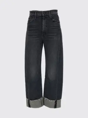 MOTHER The Half Pipe High-waisted Cotton Denim Baggy Jeans