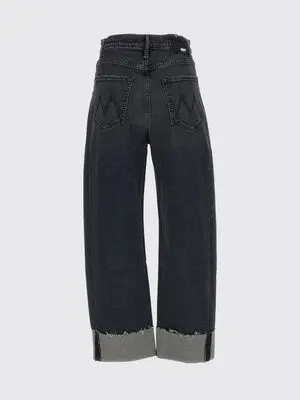 MOTHER The Half Pipe High-waisted Cotton Denim Baggy Jeans