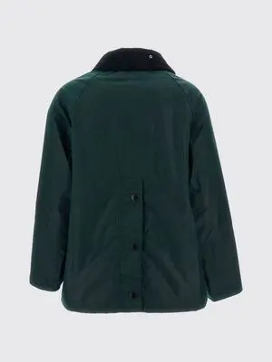 Barbour Spey Waxed Jacket In Cotton With Ribbed Velvet Collar