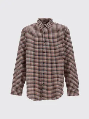 Dries Van Noten Long-sleeved Check Cotton Casual Shirt