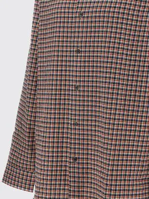 Dries Van Noten Long-sleeved Check Cotton Casual Shirt