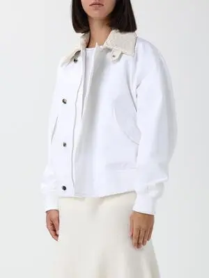 Bottega Veneta Cotton Shirt-style Bomber Jacket With Fur Collar