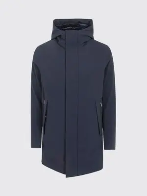 RRD Eskimo Knee-length Parka In Recycled Technical Fabric With Hood