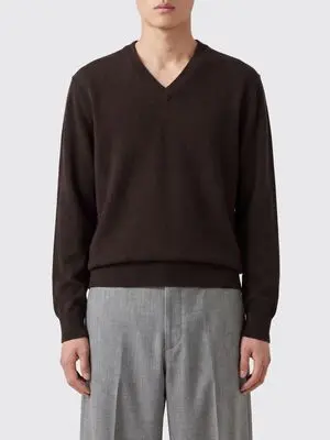 Dries Van Noten V-neck 100% Cashmere Jumper With Ribbed Trims