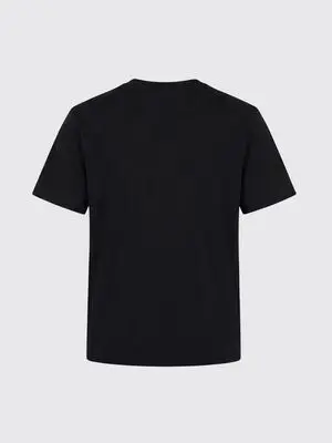 Dries Van Noten Graphic Print Cotton Crew-neck T-shirt - Black