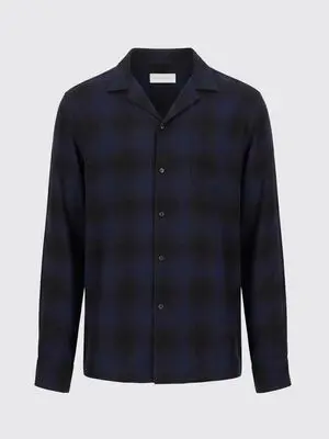 Dries Van Noten Check Viscose Shirt With Cuban Collar