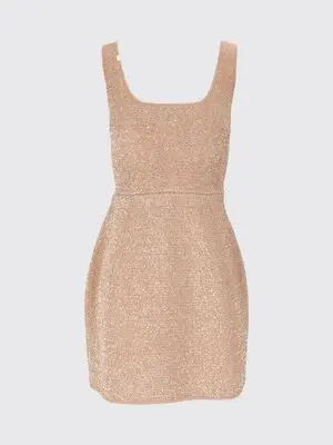 Elisabetta Franchi Off-the-shoulder Tweed Mini Sheath Dress