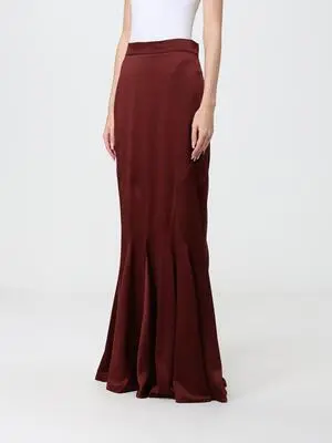 Max Mara High-waisted Pencil Midi Skirt In Silk Crêpe With Train Detail