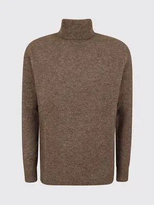 BALLANTYNE Long-sleeved Bouclé Effect Wool-blend Turtleneck Jumper