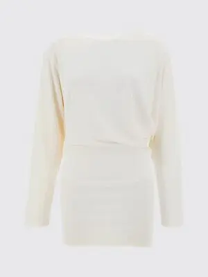 Jacquemus Long-sleeved Mistral Sheath Mini Dress In Jersey With Crew Neck
