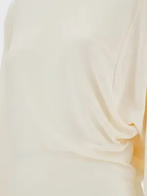 Jacquemus Long-sleeved Mistral Sheath Mini Dress In Jersey With Crew Neck