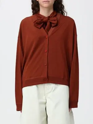 Paul Smith Merino Wool V-neck Cardigan With Dropped Shoulders - Brown