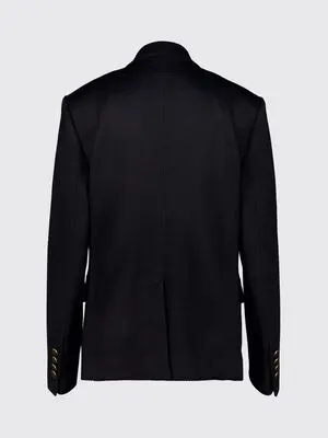 Dolce & Gabbana Double-breasted Pure Virgin Wool Blazer With Peak Lapels