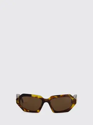 Bottega Veneta Rectangular Acetate Sunglasses With Tortoiseshell Frame