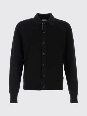Burberry Pure Wool Cardigan With Polo Collar And Button Closure