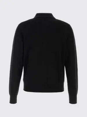 Burberry Pure Wool Cardigan With Polo Collar And Button Closure